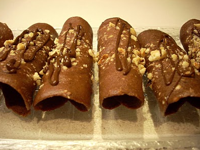 Tejas de chocolate y avellanas | Guía Chocolate